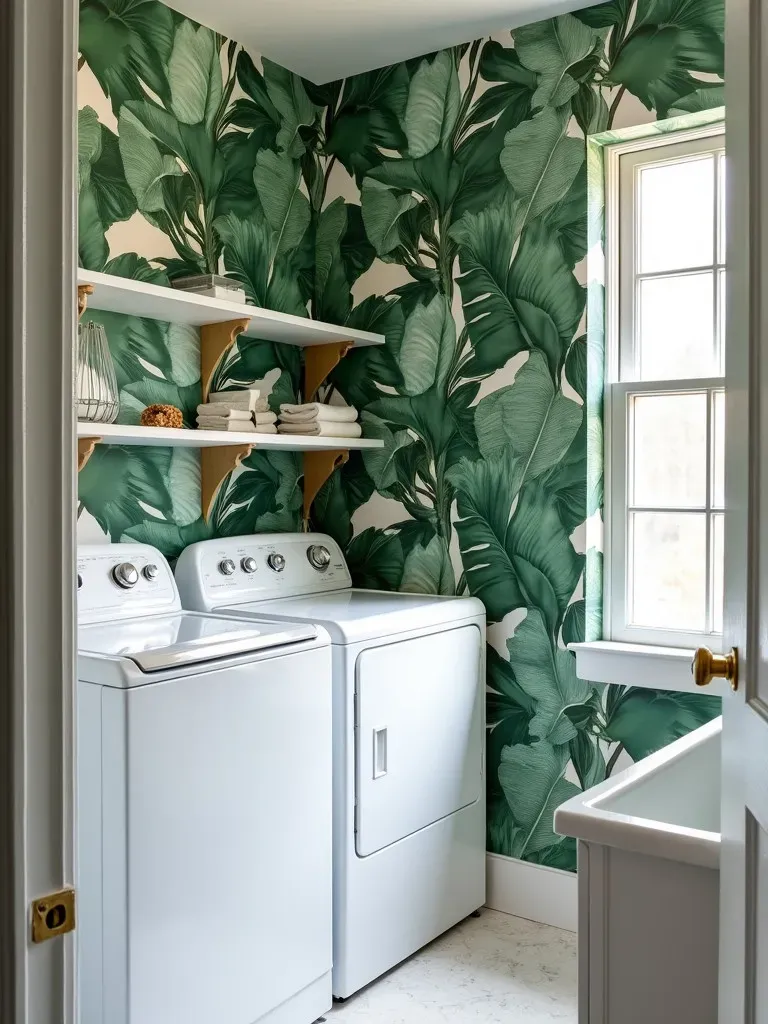 Unique Laundry Room Wallpaper Materials: A Creative Twist - Decor Trick