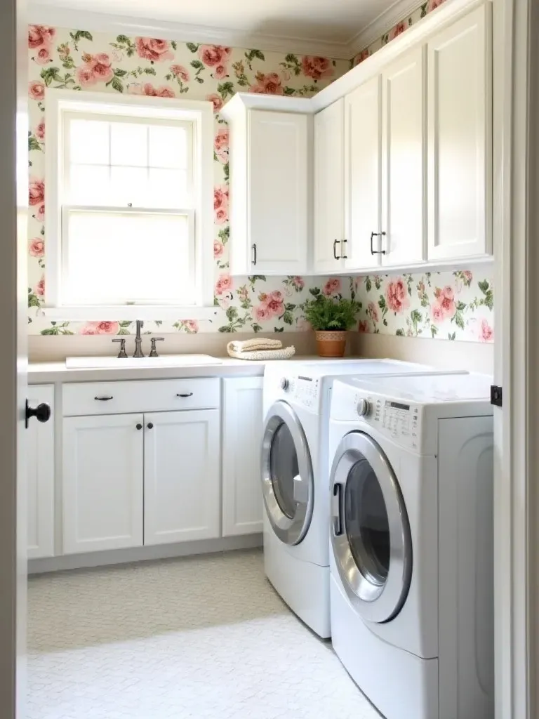 Laundry Room Wallpaper Ideas: Transform Your Utility Space - Decor Trick
