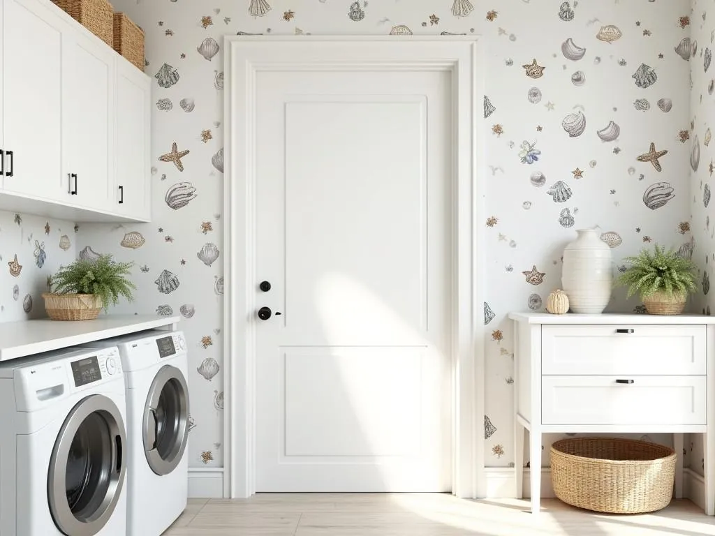 Laundry Room Wallpaper Themes: a Stylish Cohesive Look - Decor Trick